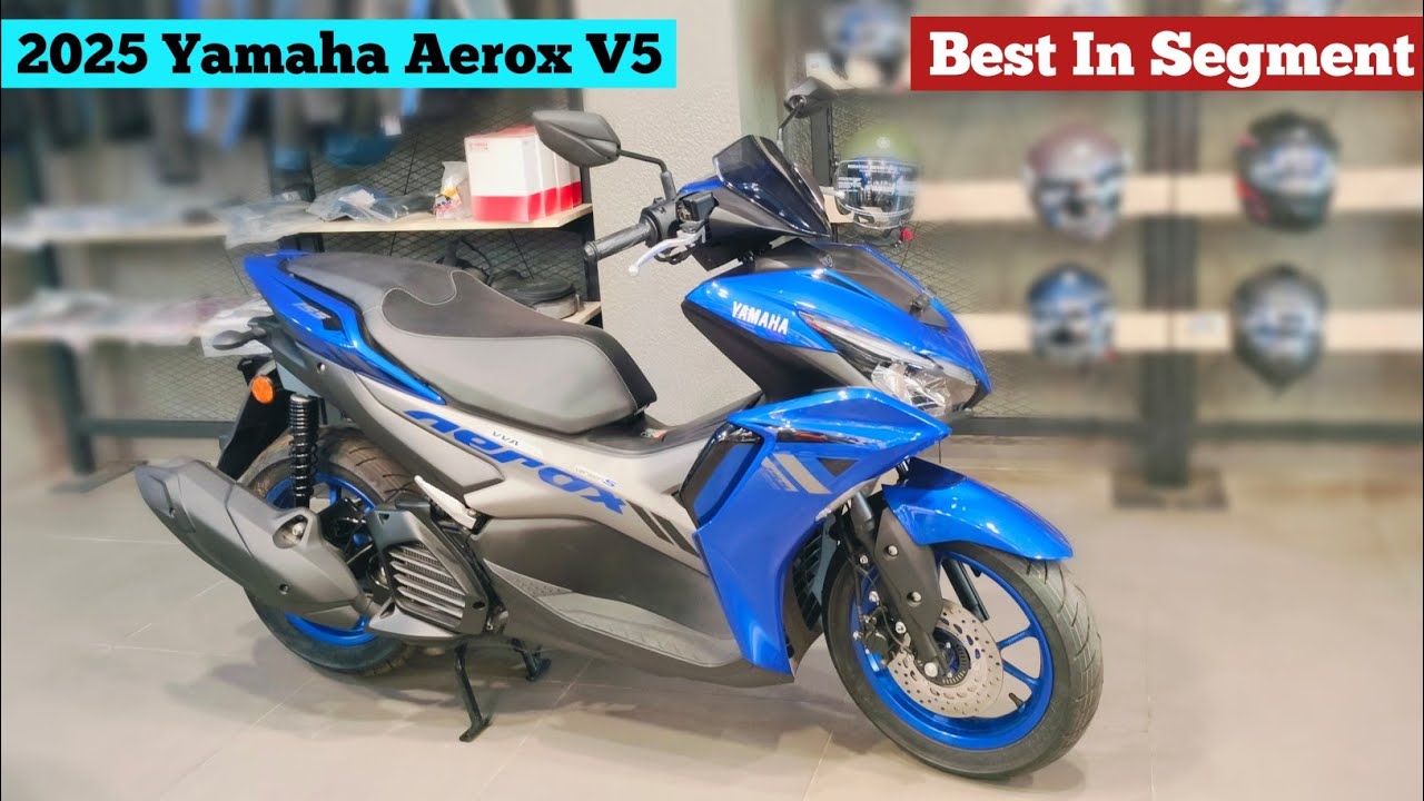 All New 2025 Yamaha Aerox 155 Version 5 With Keyless Feature 🤩 ...