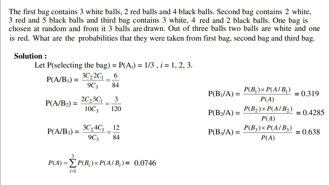 Probability and One Dimensional Random Variable - YouTube