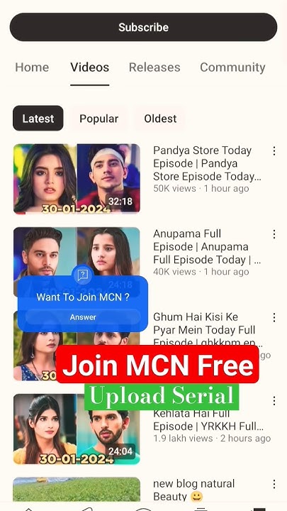 MCN kaise JOIN KARE | Free MCN Join Kare 😱 Upload movies and serials #mcnguru - YouTube