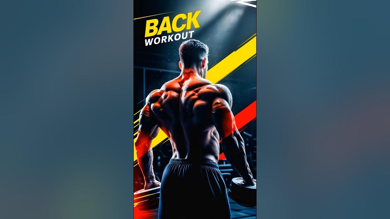 Best back workout at home with dumbbells #shorts #short - YouTube