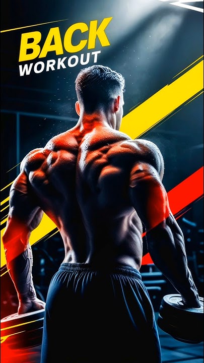 Best back workout at home with dumbbells #shorts #short - YouTube