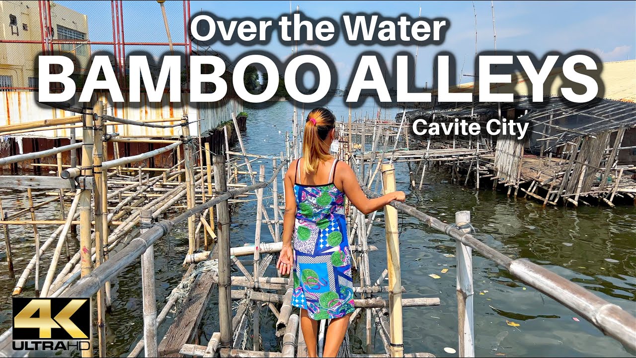 Walking Sketchy Bamboo Alleys in Cavite City Philippines [4K] - YouTube