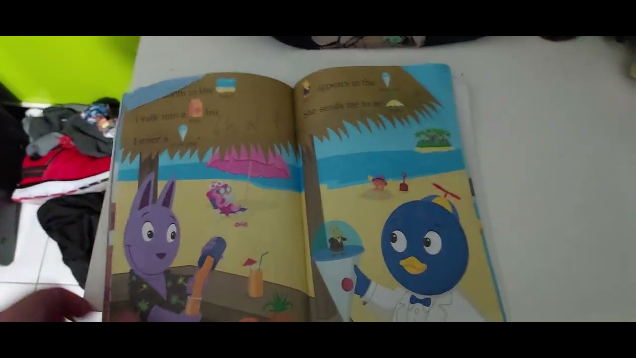 Let's Read The Backyardigans Super Spies Book With Nelson - YouTube