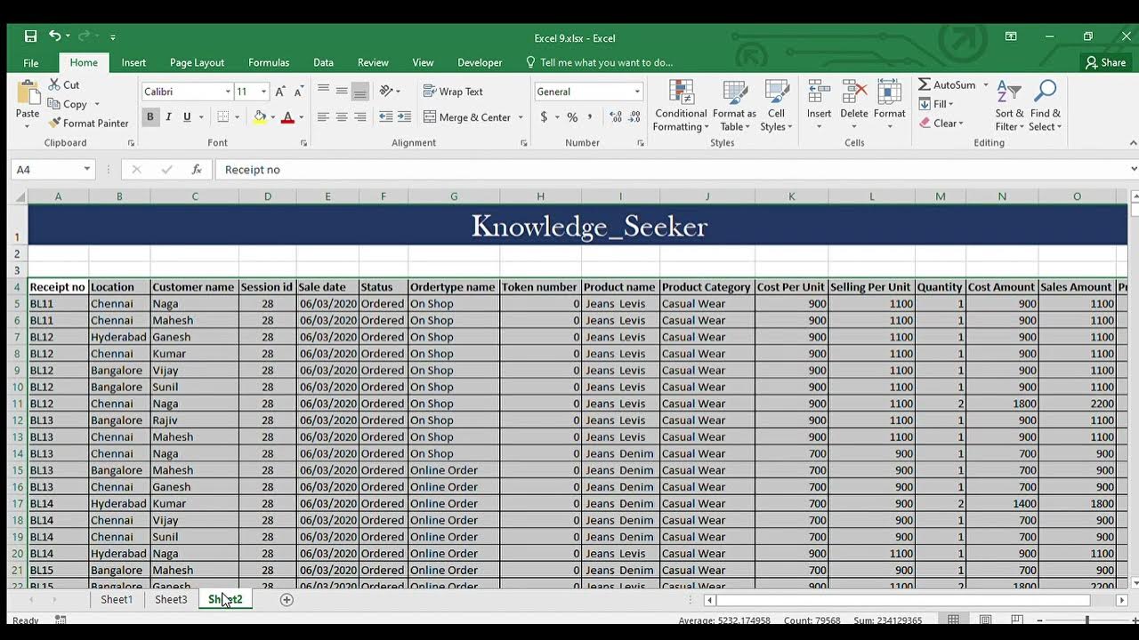 12 Pivot Table Part 1 - YouTube