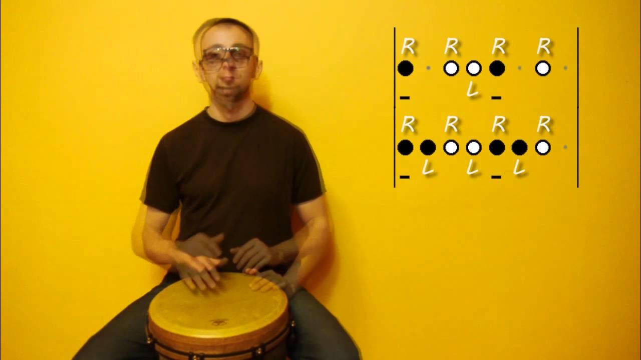 Djembe & Cajón Lesson - 01. Basic 4/4 rhythms - YouTube