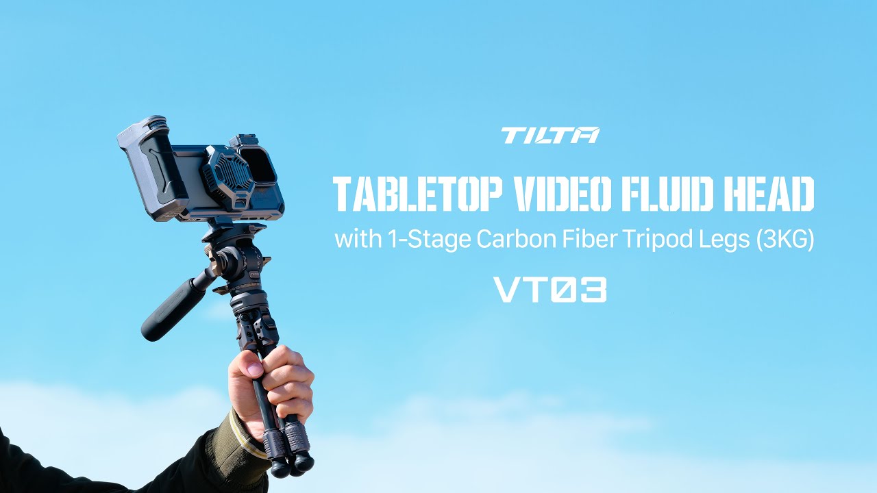 Tilta VT03 Tabletop Video Fluid Head with 1-Stage Carbon Fiber Tripod Legs - YouTube