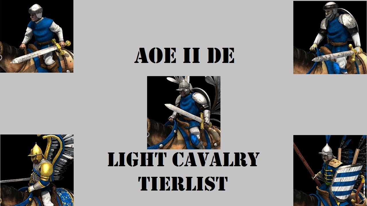 AOE2 DE Light Cavalry Tierlist (Jan 2022) - YouTube
