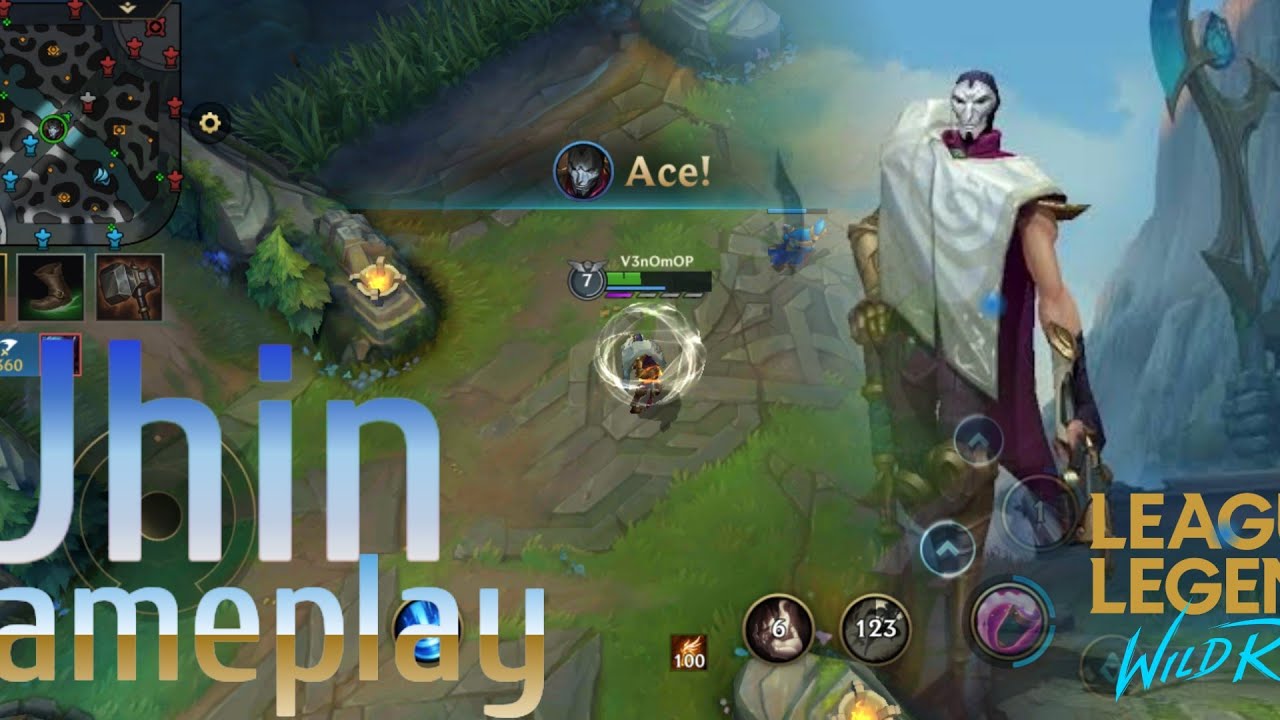 Jhin Gameplay|Intense Fights|Adc Gameplay 🔥|Lol Wildrift - YouTube