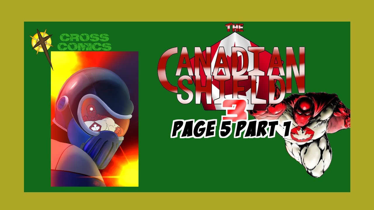 Time lapse drawing Canadian Shield #3 page 5 part 1 - YouTube