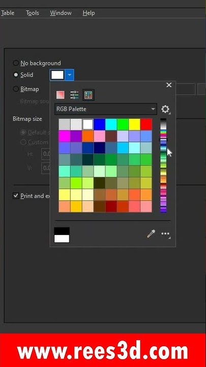 How to Change the Page Color in CorelDRAW #shorts #rees3d #coreldraw # ...