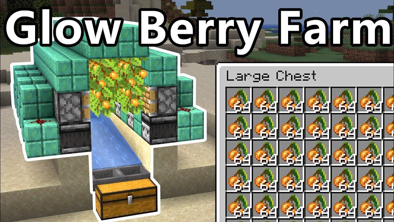 Glow Berry Farm | Minecraft 1.20+ - YouTube