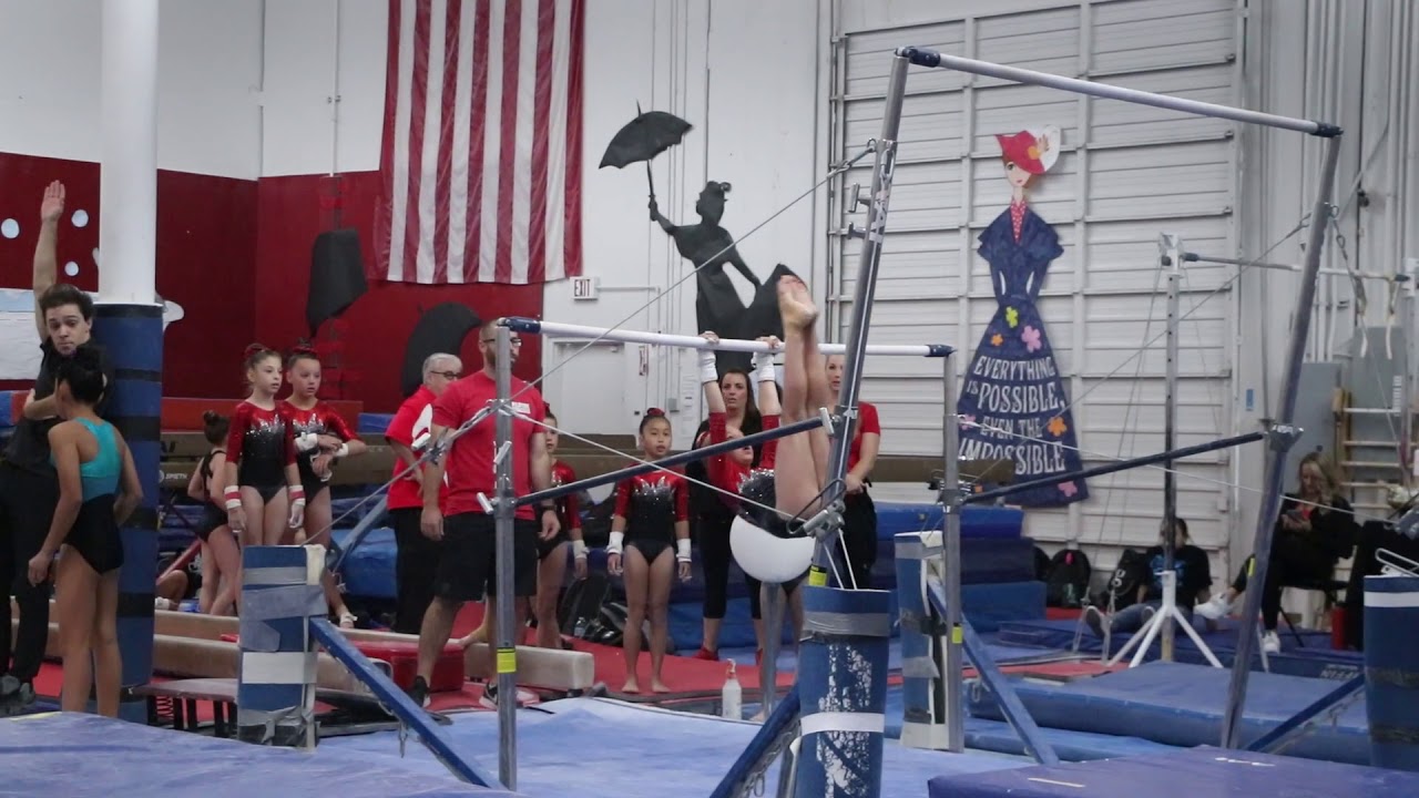 Logan Welsh 3rd Place Bars Trick-Or-Treat Invite Wildfire Gymnast Level ...