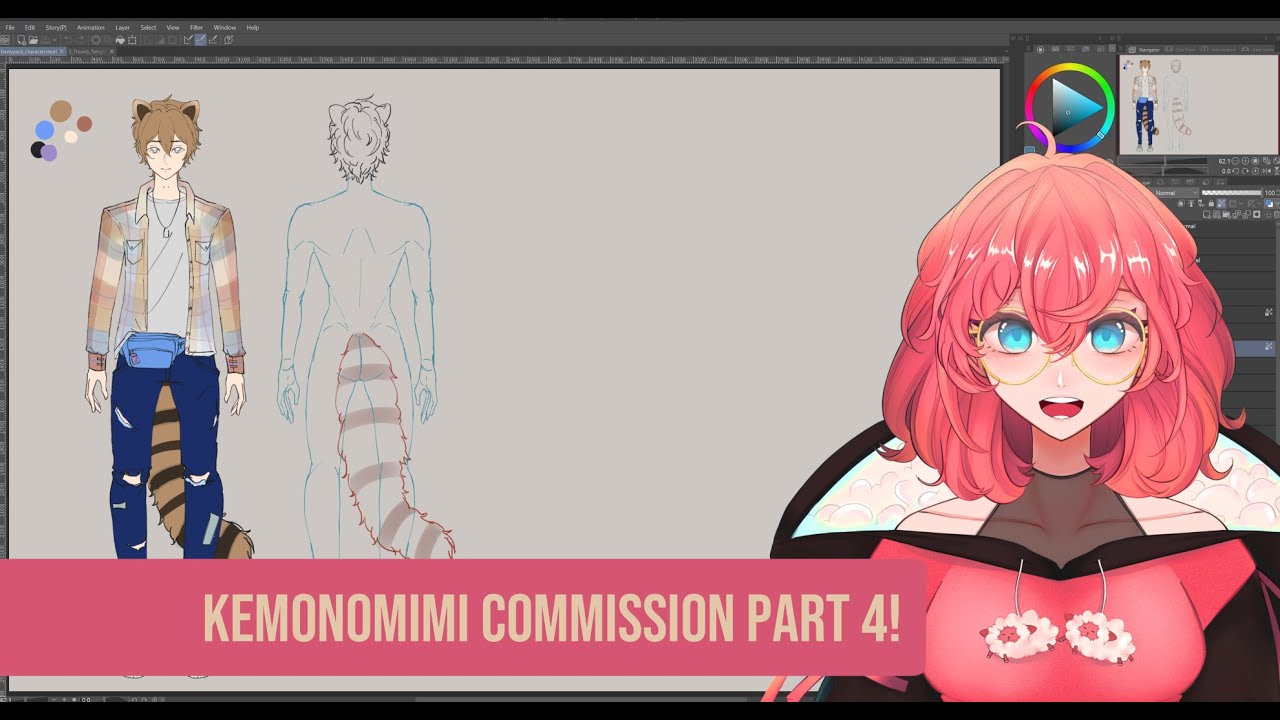【Drawing】Kemonomimi Commission Part 4! - YouTube