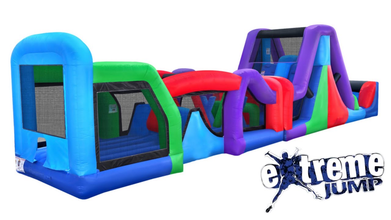 50’ Wacky Obstacle Course! (Walk-through)! - YouTube