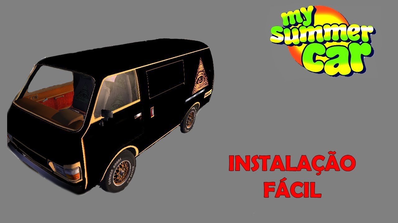 TEXTURAR DA VAN NO MY SUMMER CAR - YouTube