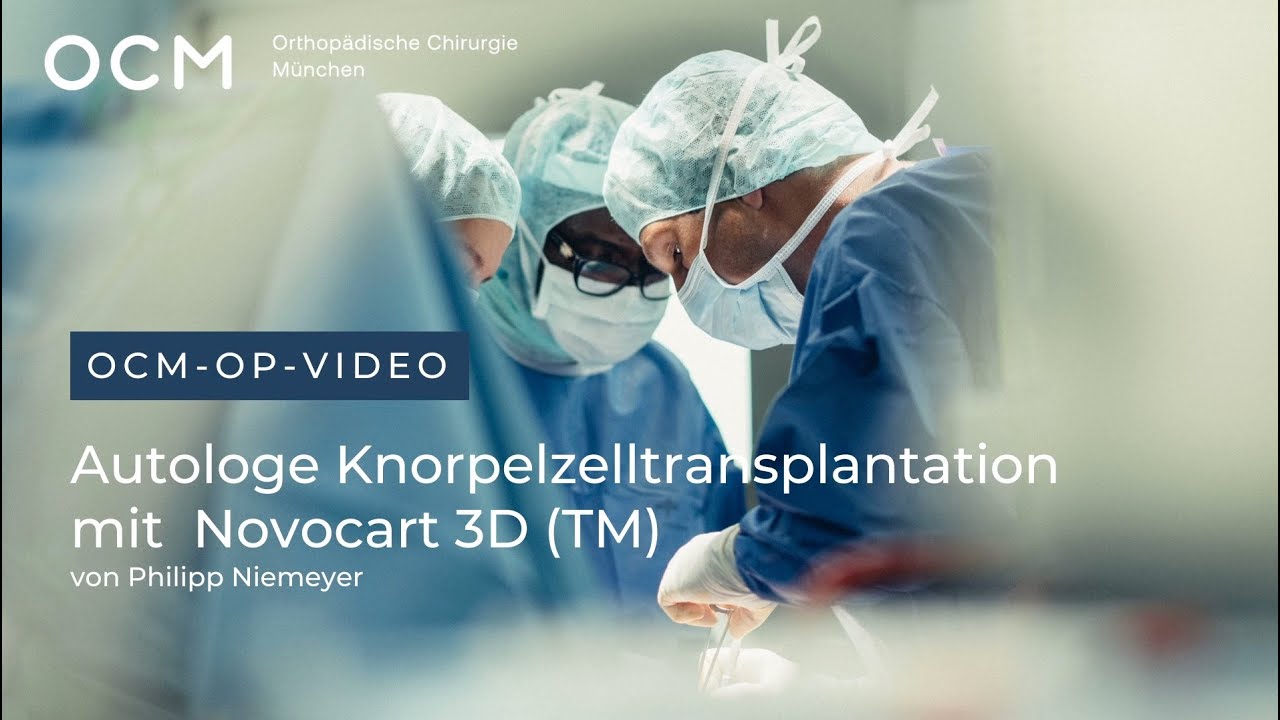 Operationsvideo | Novocart 3D zur Behandlung von Knorpelschäden - YouTube