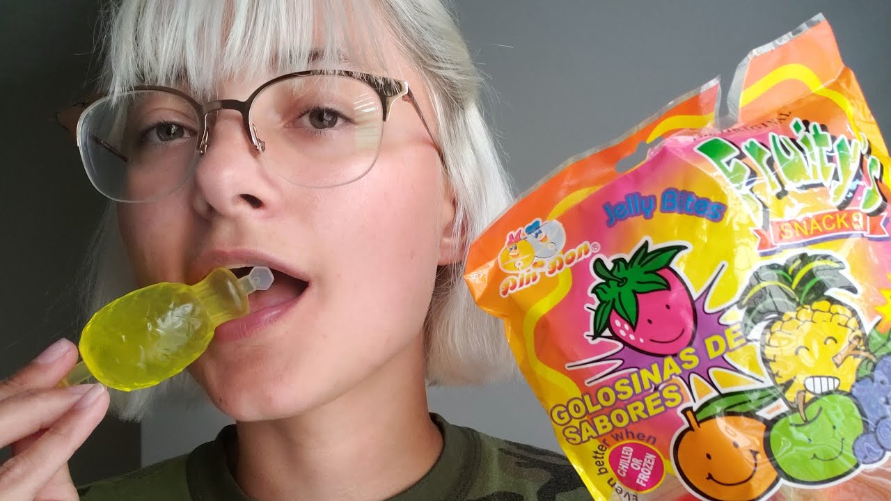 Asmr Tiktok Jelly Fruit Candy No Talking W Plastic Crinkling And Mouth