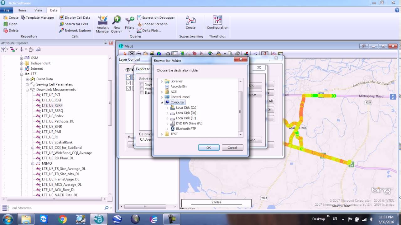 How to export logfile .trp to file .tap and .kml using Actix - YouTube