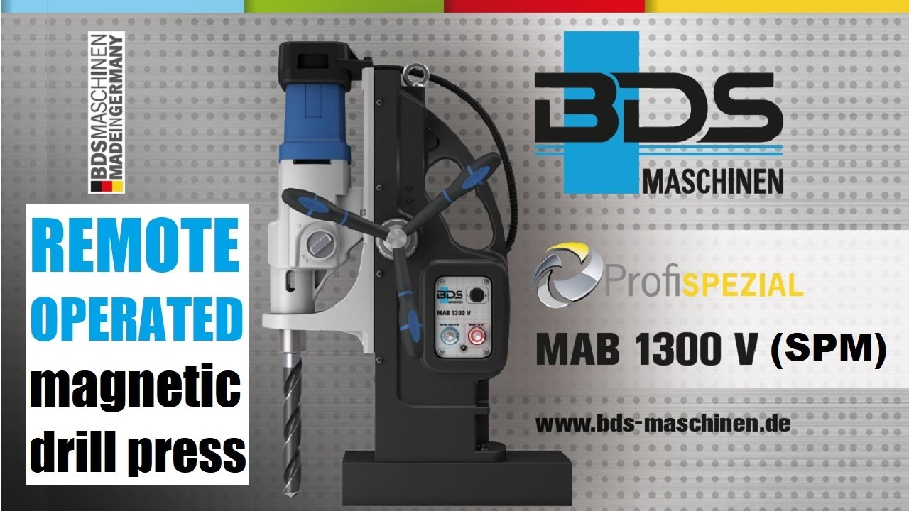 Worlds' First Remote Operated Automatic Feed Magnetic Drilling ...