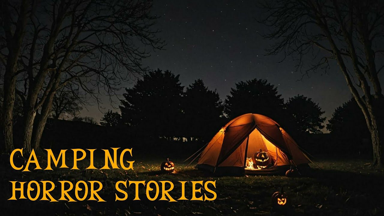 9 Creepy Camping In The Woods Horror Stories | With Rain Sounds - YouTube