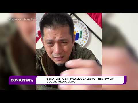 Senator Robin Padilla calls for review of social media laws