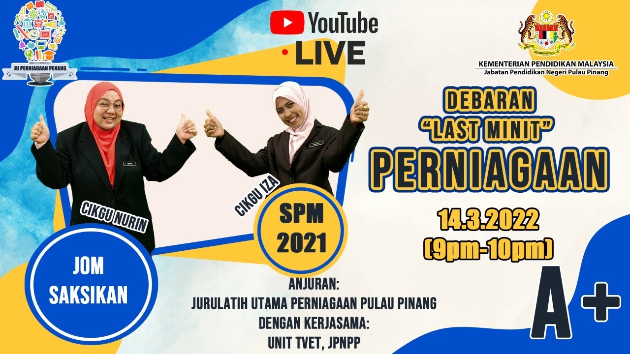 DEBARAN LAST MINIT SPM PERNIAGAAN 2021 - YouTube