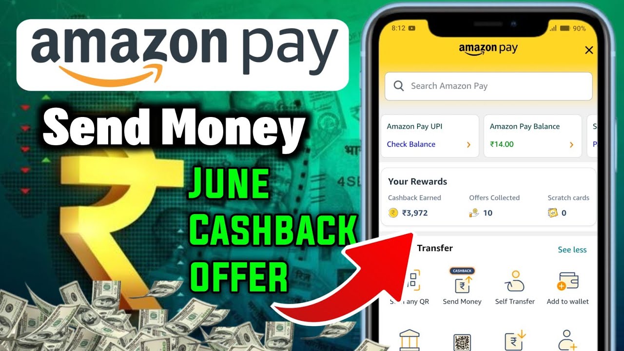 Amazon pay Cashback offer 🤑 Upto ₹100 Cashback | Amazon send money ...