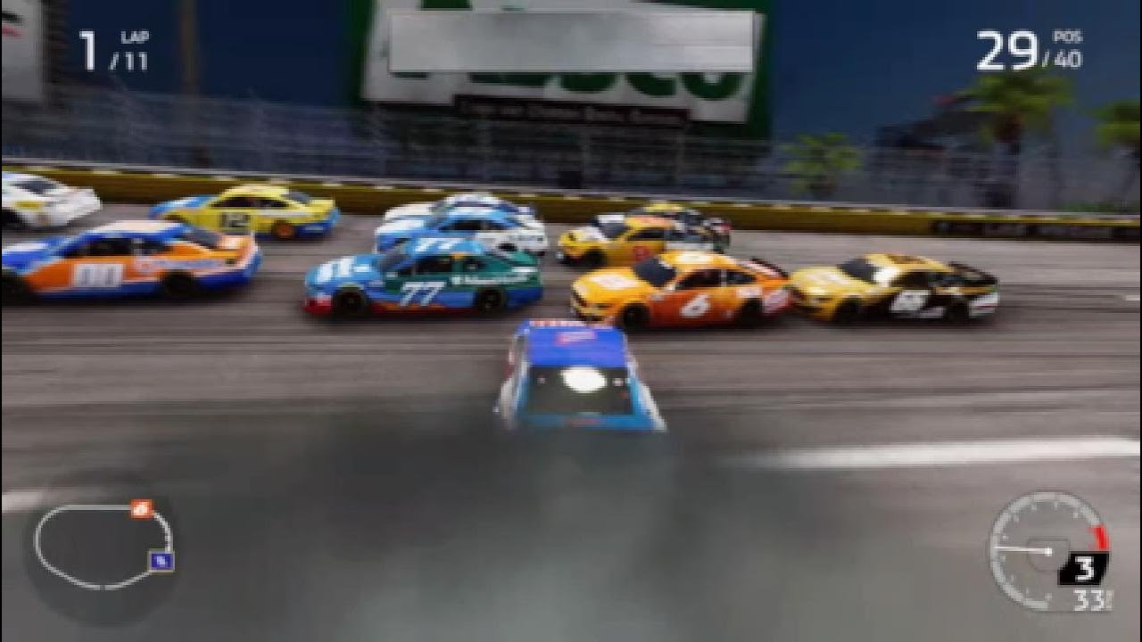 How to take no damage Nascar heat 5 - YouTube