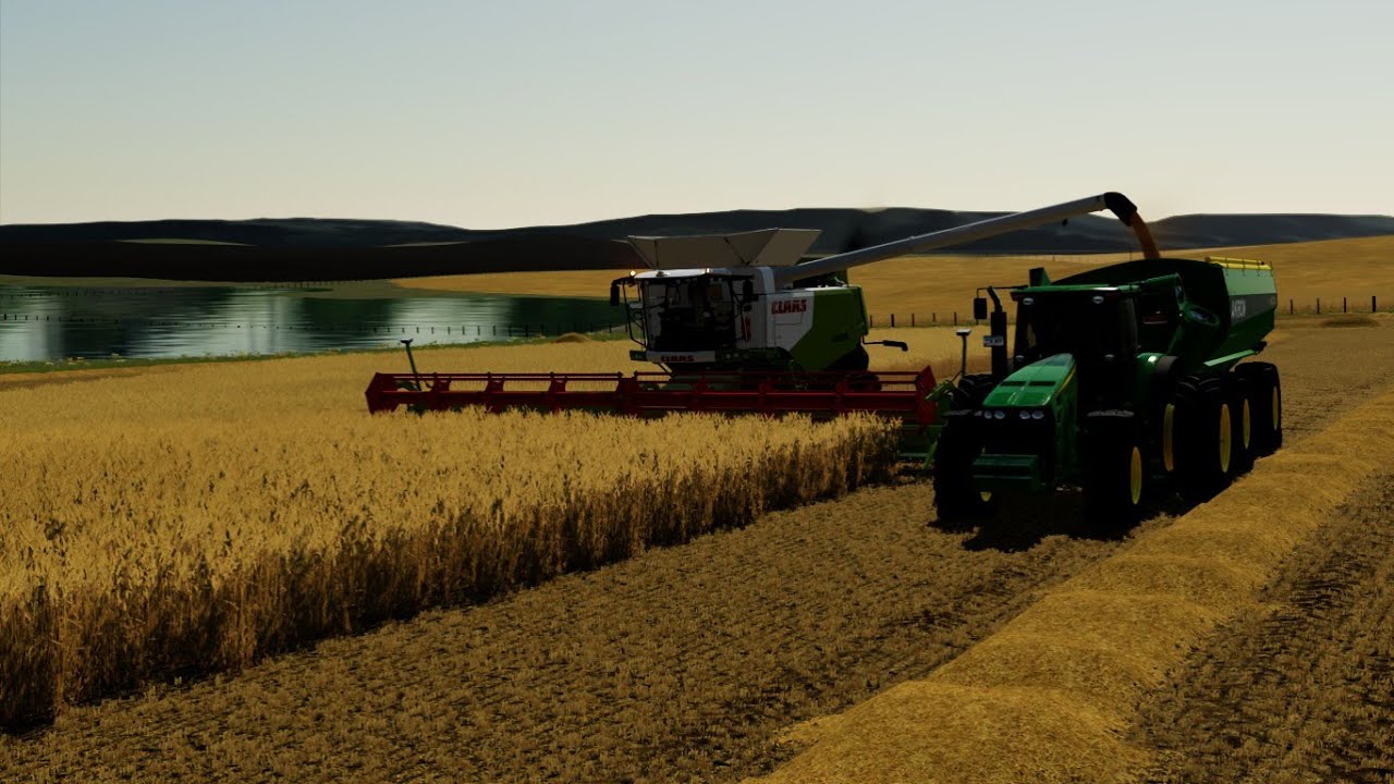 FS22 ARGENTINA (Timelapse)-(Partida Personal) -Trilla de Trigo - YouTube
