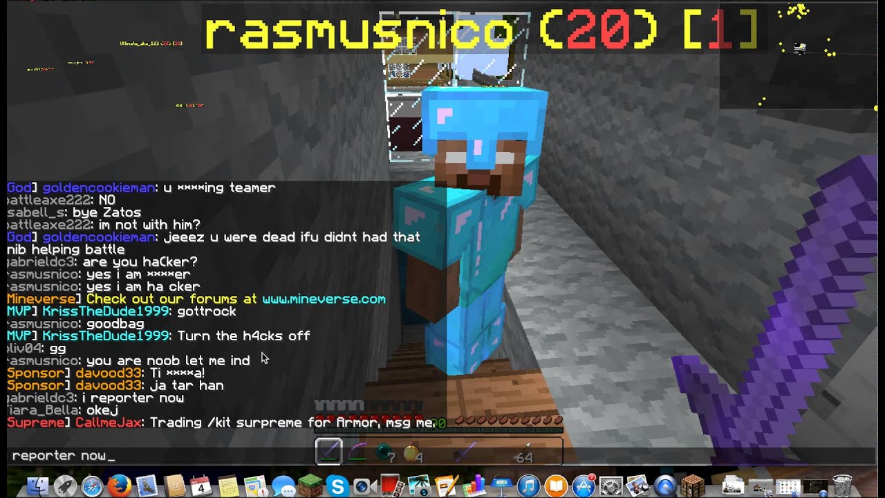 Hacker! Mineverse OMG Cool Video - YouTube