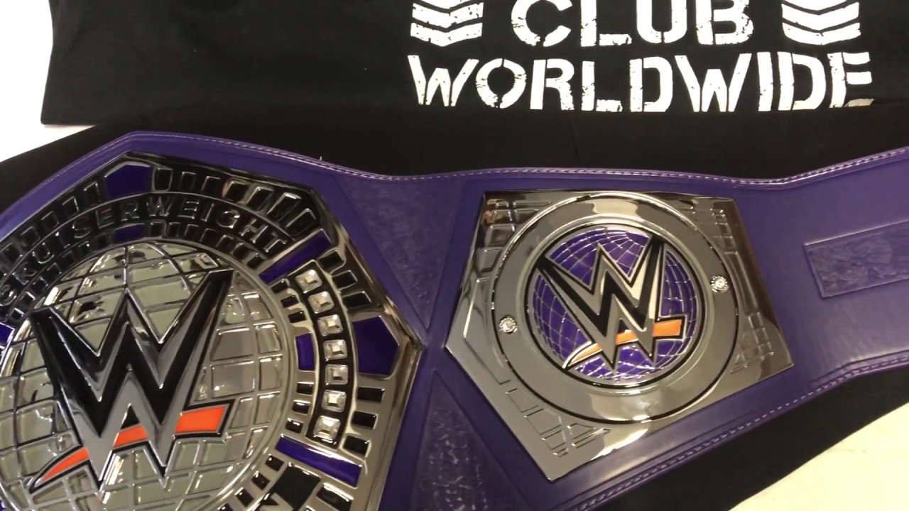 WWE cruiserweight championship wrestling belt review www.ajsbelts.com ...