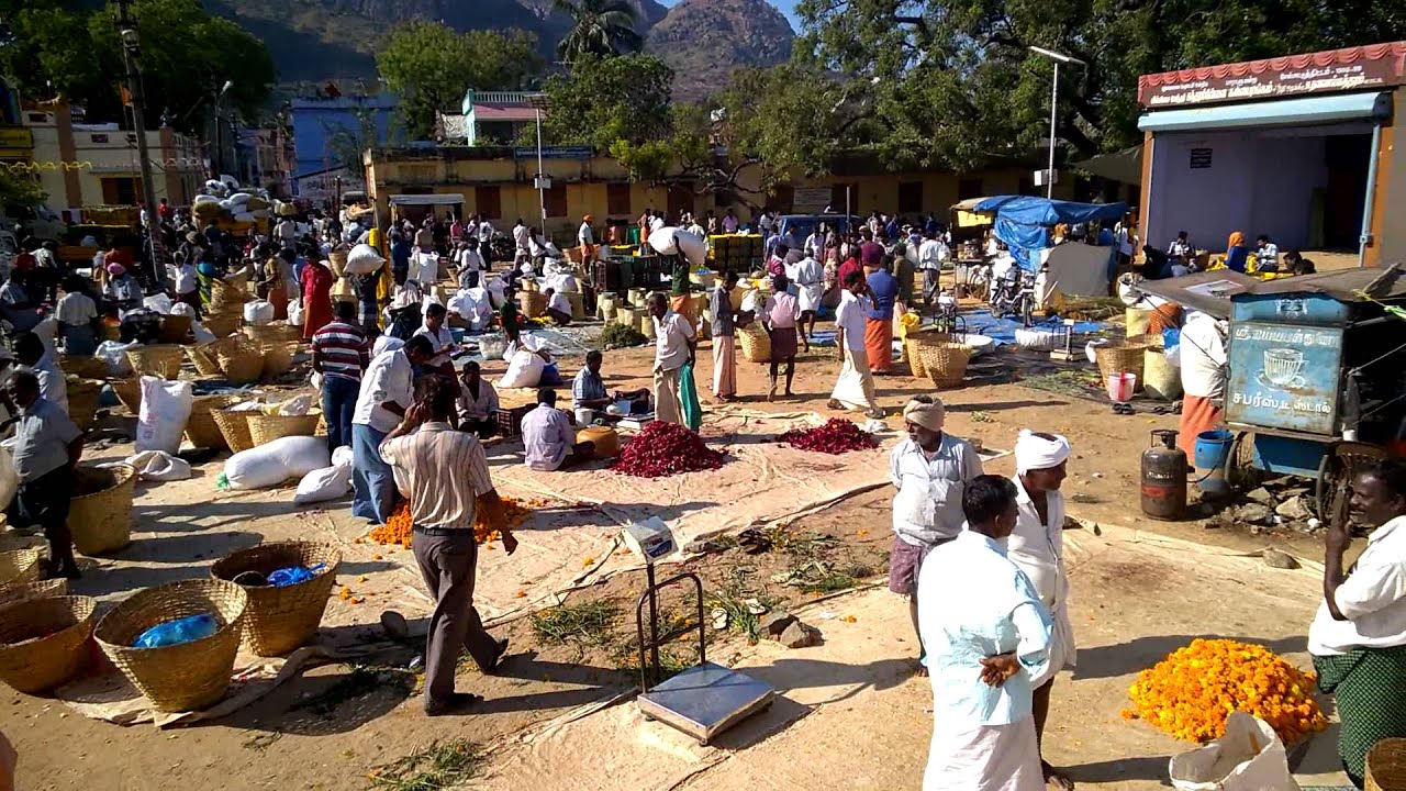Thovalai Poo Market [Tmail Nadu,India] - YouTube