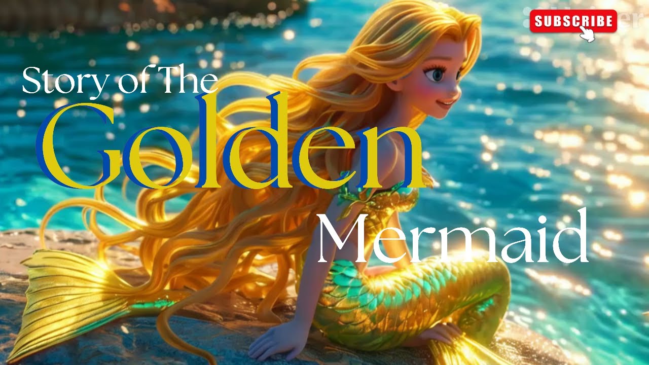 Story of The Golden Mermaid / Kids story in English/ Bedtime story ...
