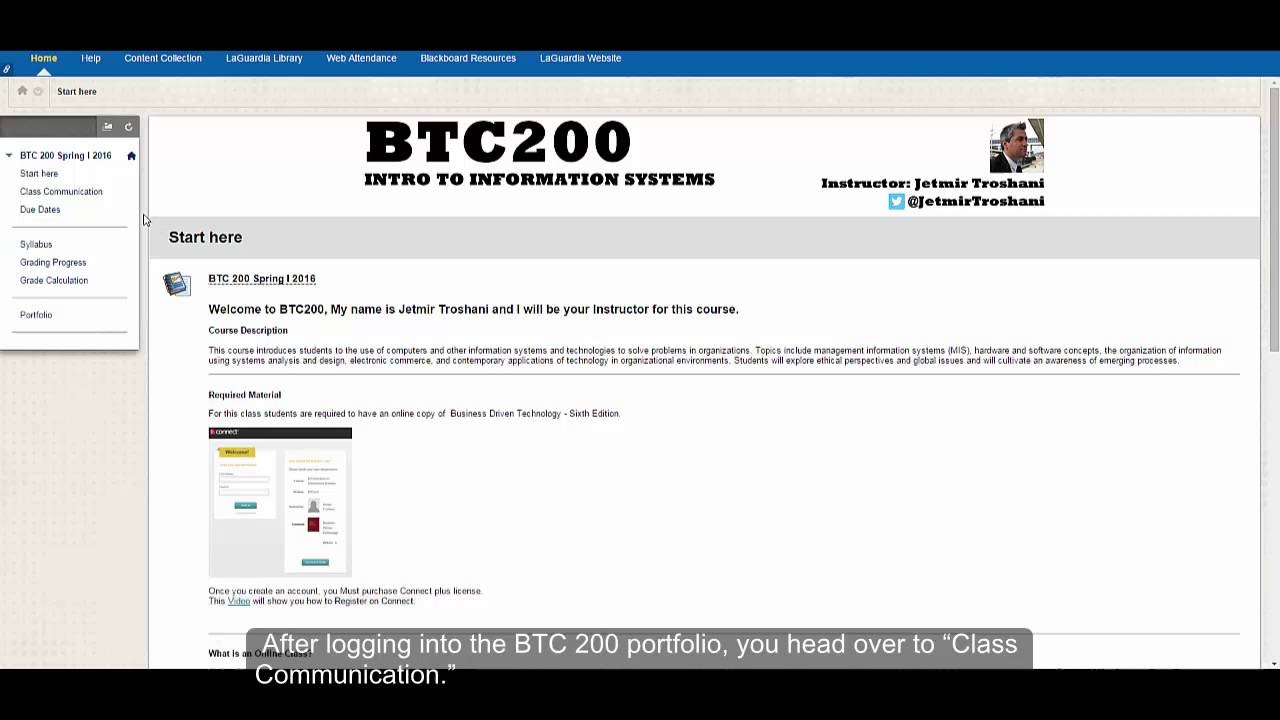 class communication BTC 200 - YouTube