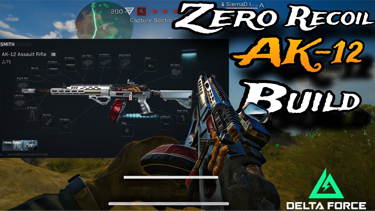 BEST AK-12 BUILD 💥 || DELTA FORCE MOBILE - YouTube