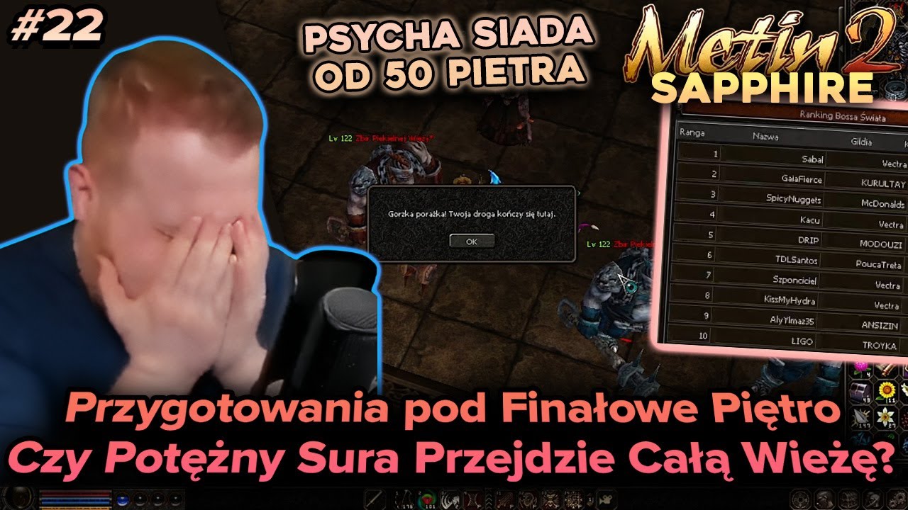 Sabal - Metin2 - Sapphire - Podejście pod 50 poziom Wieży Sung-Mahi ...