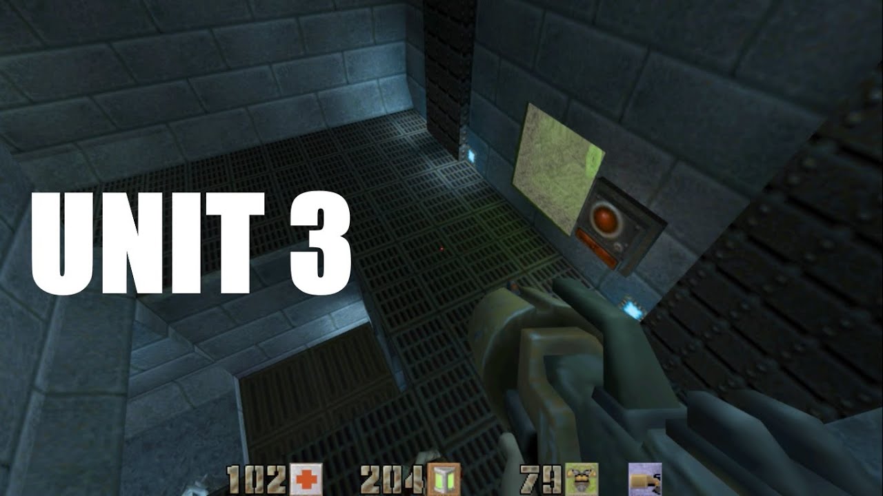 QUAKE II | Gameplay Walkthrough Unit 3/10 (Jail) - YouTube