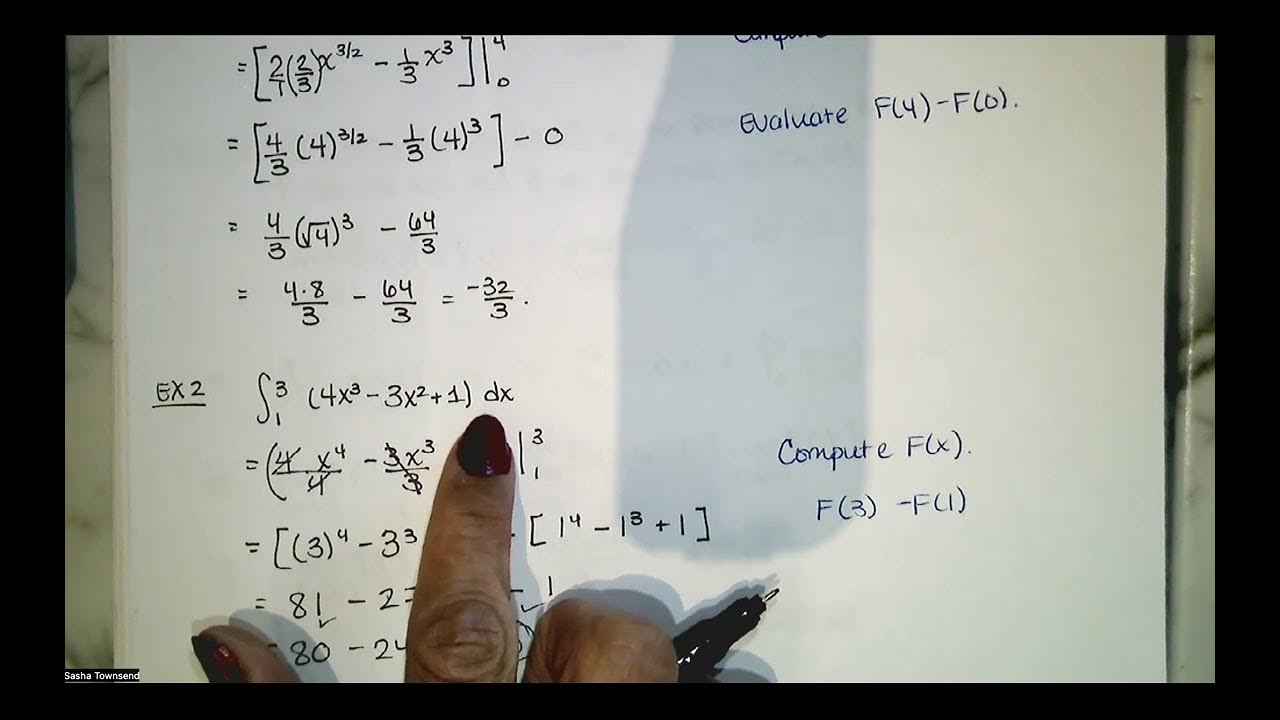 4.3.1 Applying the Fundamental Theorem of Calculus - Analytic Geometry and Calculus I - YouTube