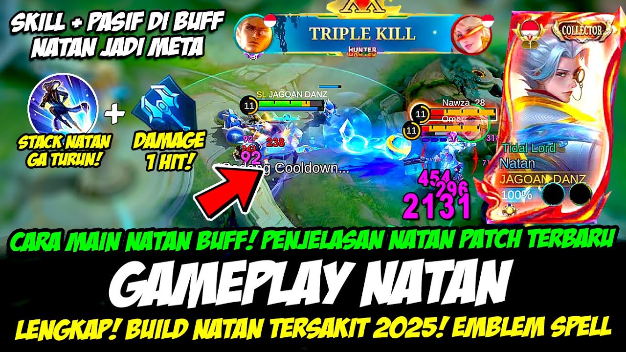 CARA MAIN NATAN BUFF + PENJELASAN NATAN PATCH TERBARU BUILD NATAN ...