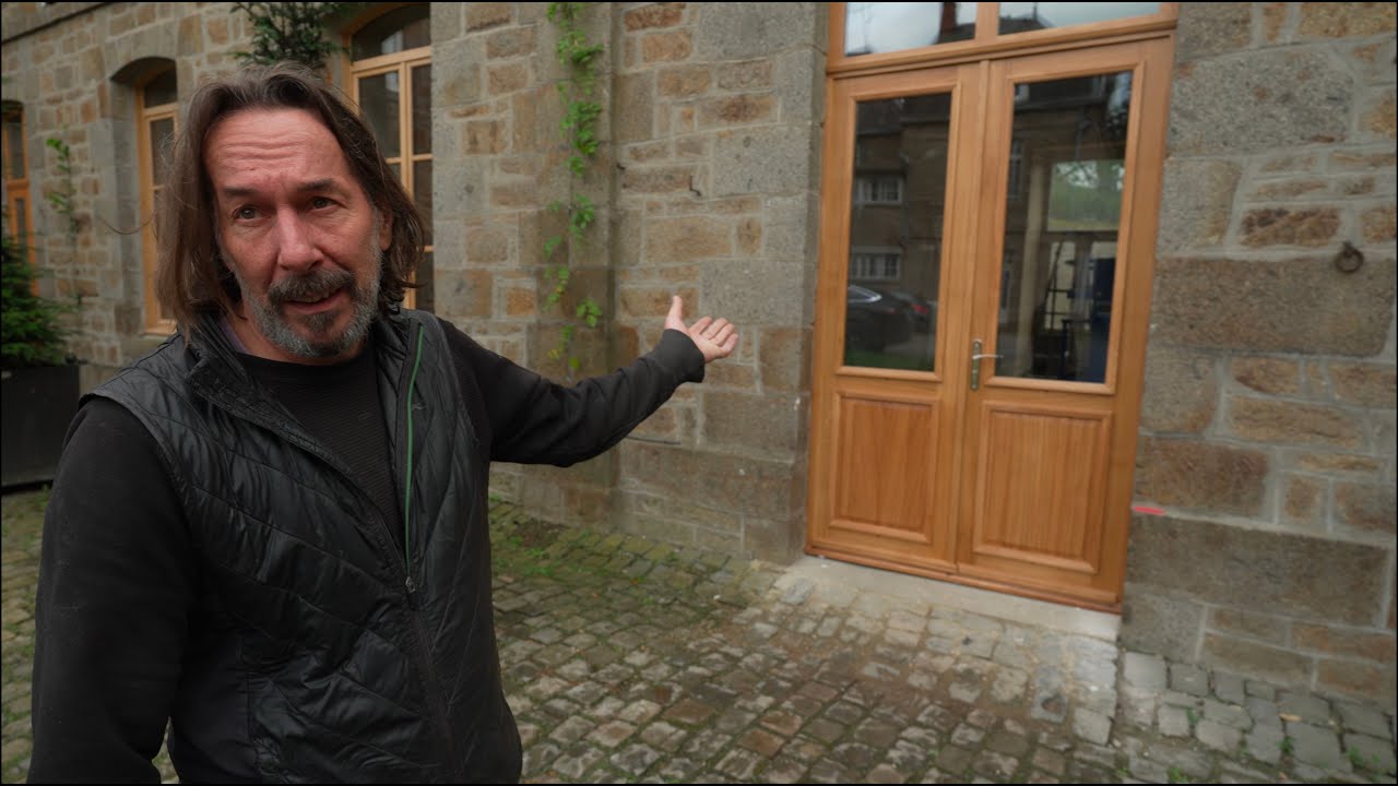 Installing The New Oak Front Door - YouTube