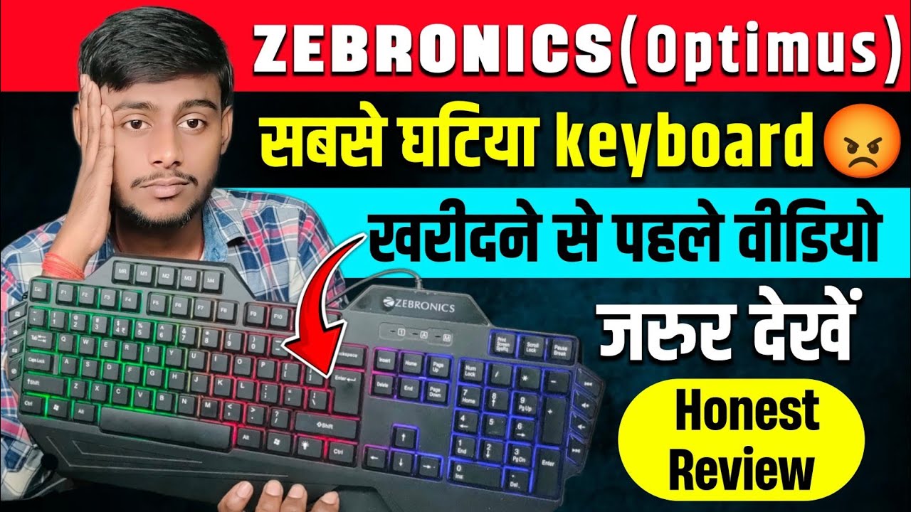 ZEBRONICS Optimus Gaming Keyboard : Detail Review | After 1 Month Of ...