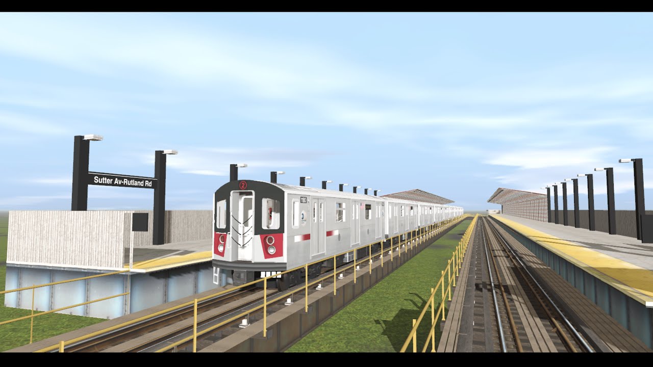 Trainz 2019: R142 (2) Train Ride (Borough Hall to New Lots Av) [NYCTA ...