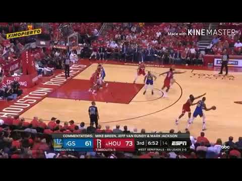 Stacy Francis Tribute to G.S. Warriors vs Houston Rockets - WCSF Game 3 ...