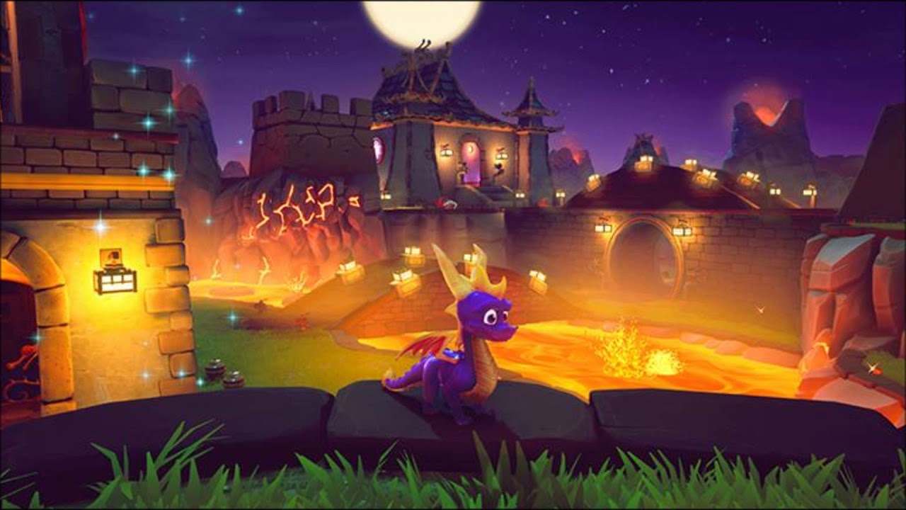 Spyro Reignited Trilogy Fireworks Factory with original music - YouTube