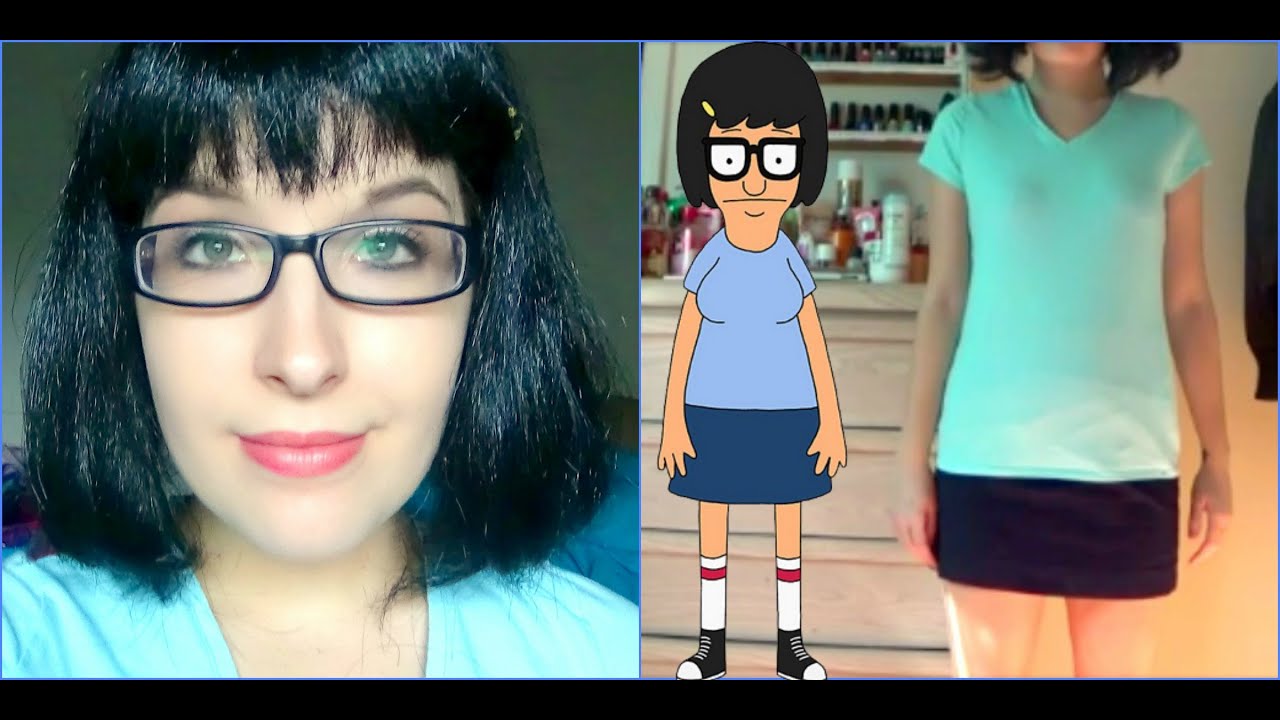 How to Be Tina Belcher - Makeup+Hair, Clothing and Moves - YouTube