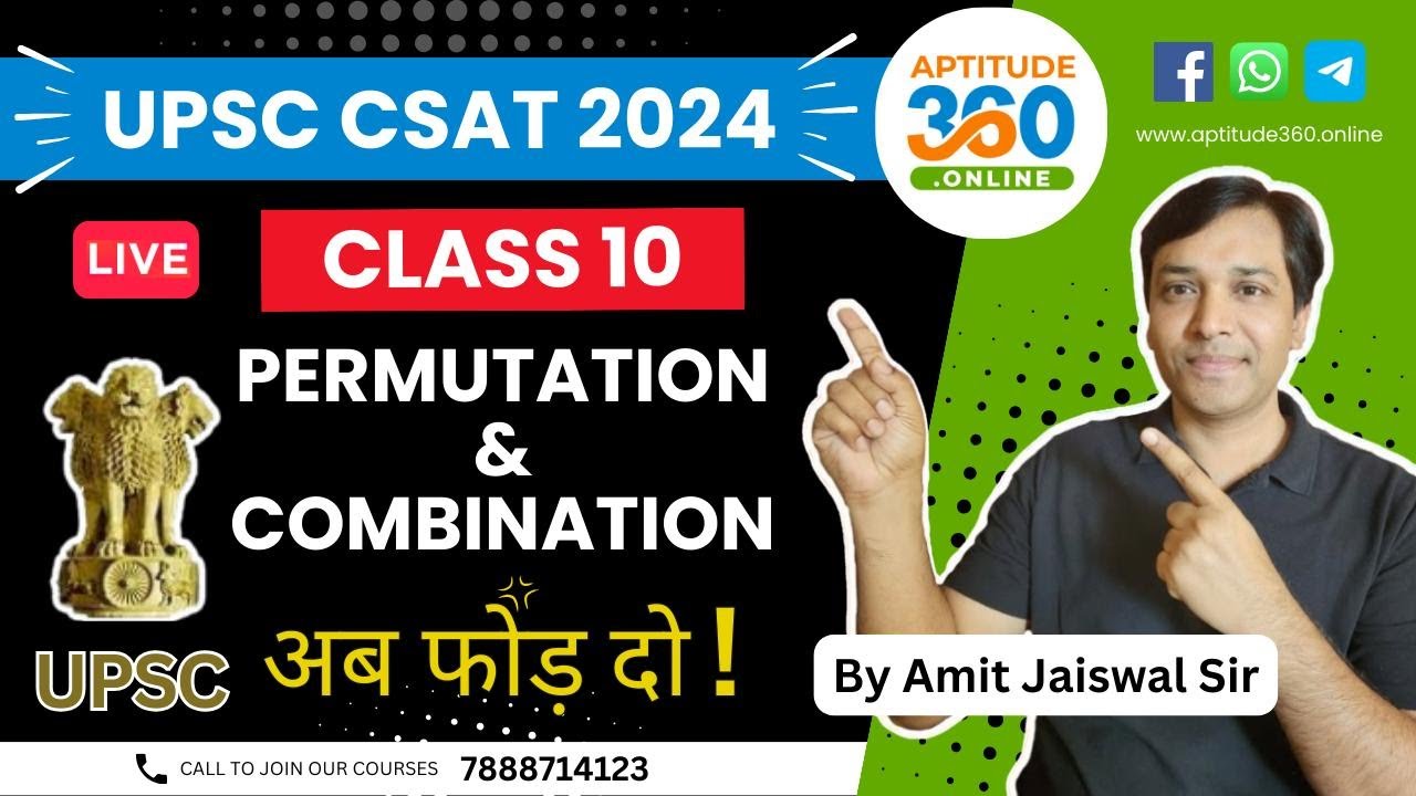 🔴 Class 10 - Live CSAT 2024 (AB PHOD DO) - CSAT 2023 all the ...
