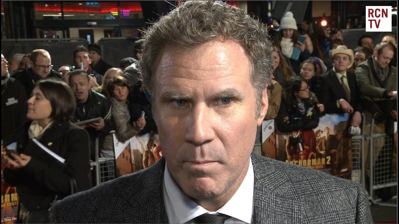 Will Ferrell Interview Anchorman 2 The Legend Continues Premiere - YouTube
