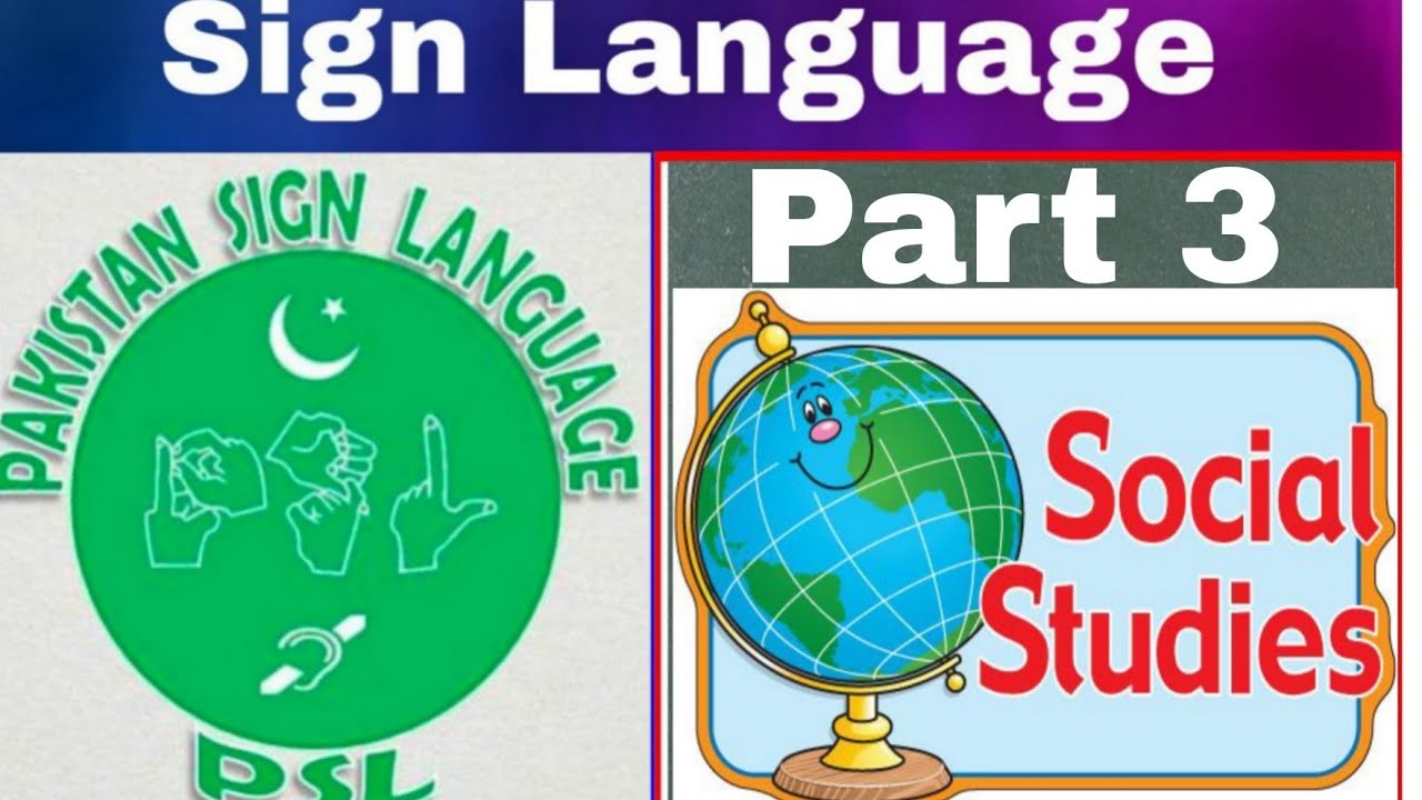 Social studies Vocabulary part 3 in sign language - YouTube
