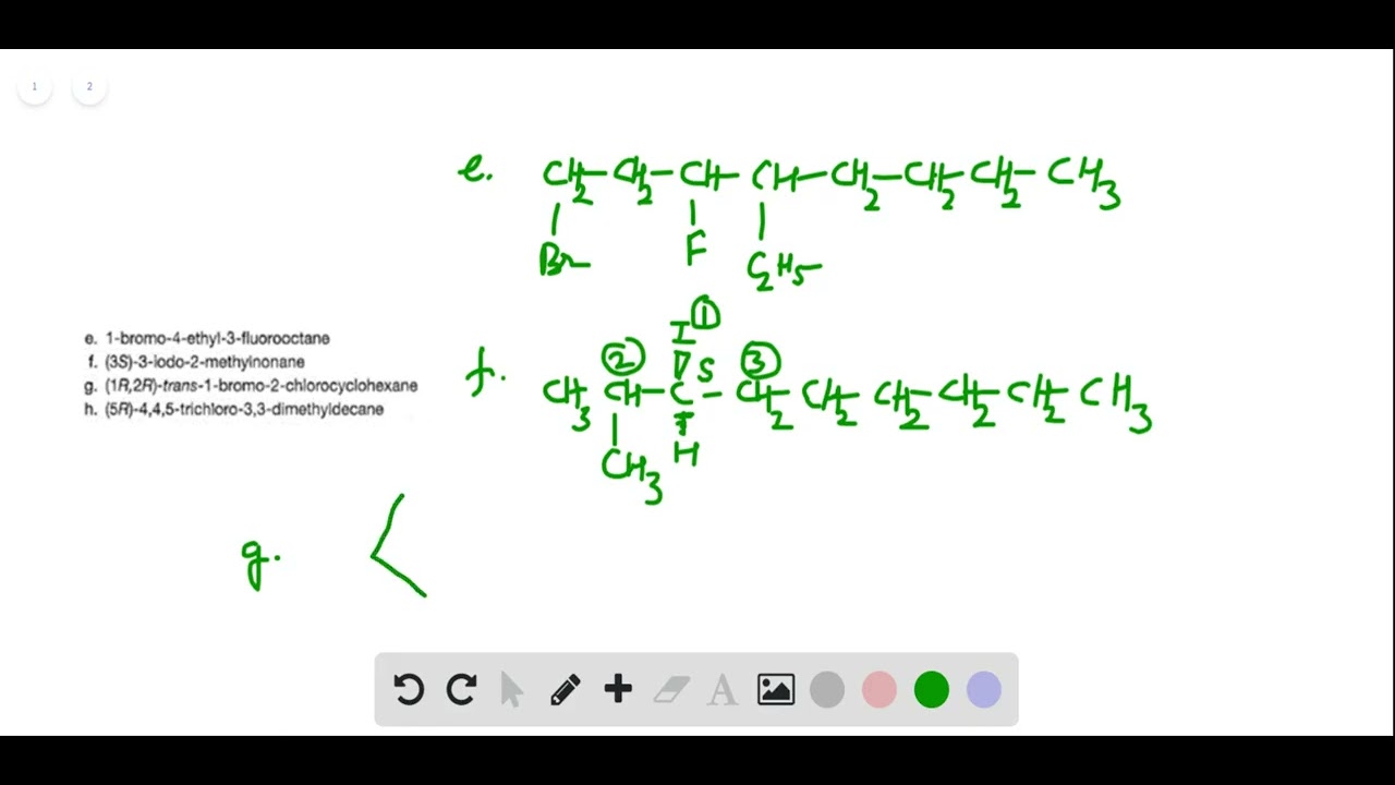 Give the structure corresponding to each name a isopropyl bromide b 3 ...