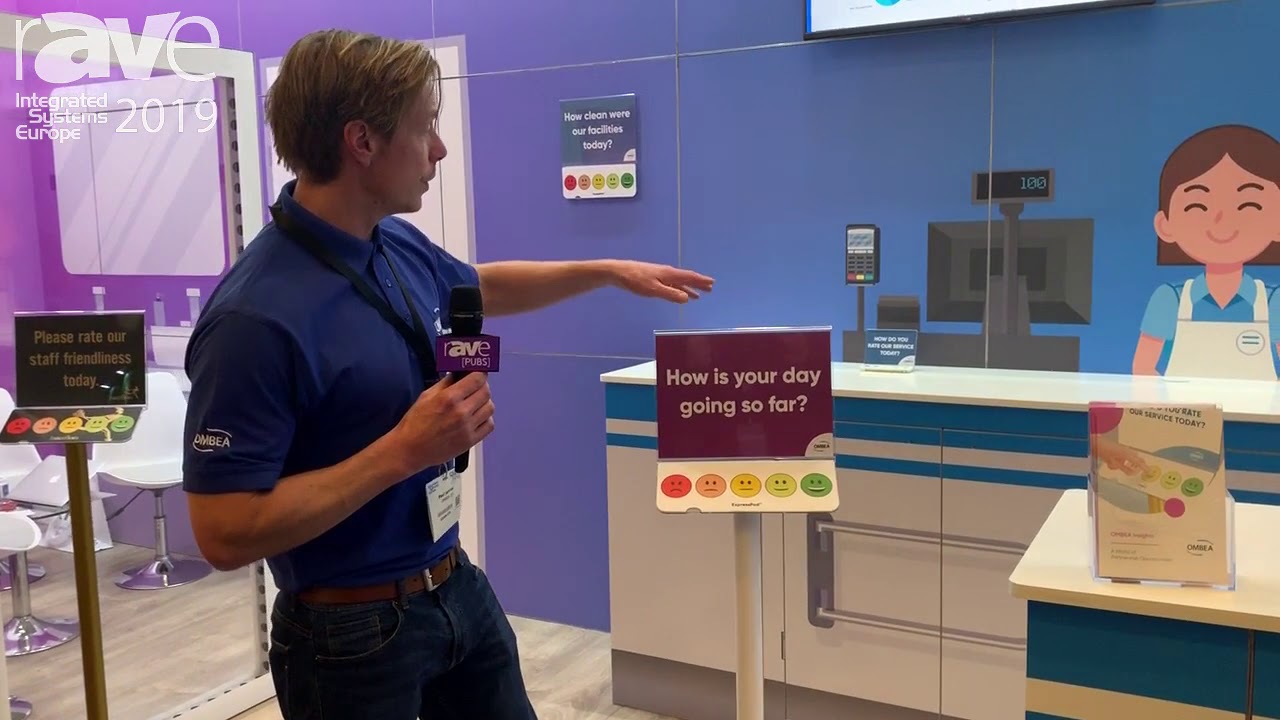 ISE 2019: OMBEA Demos Interactive Feedback Systems Express Pod - YouTube